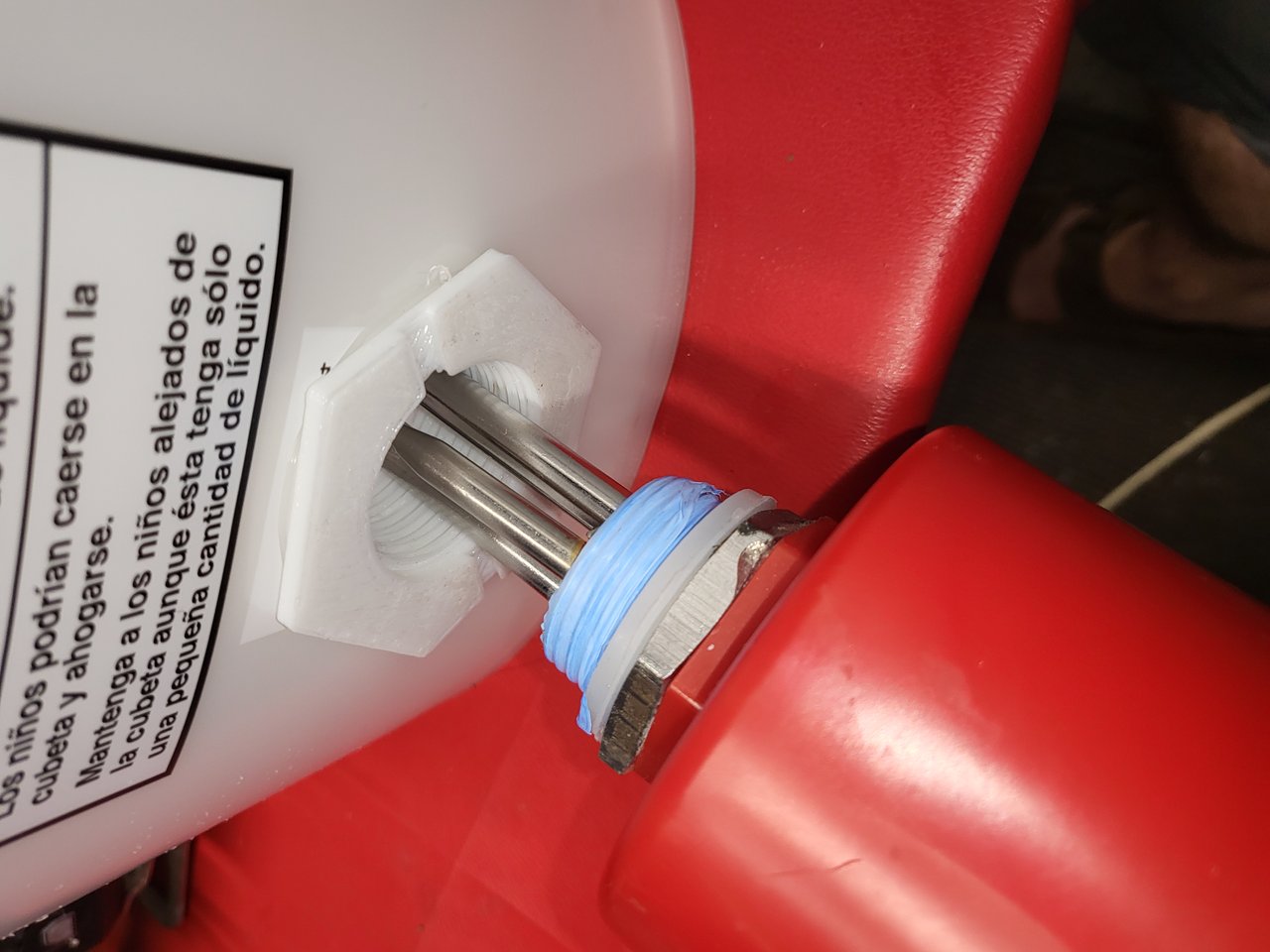 Bulkhead Fitting for Heating Element Side Mount ...